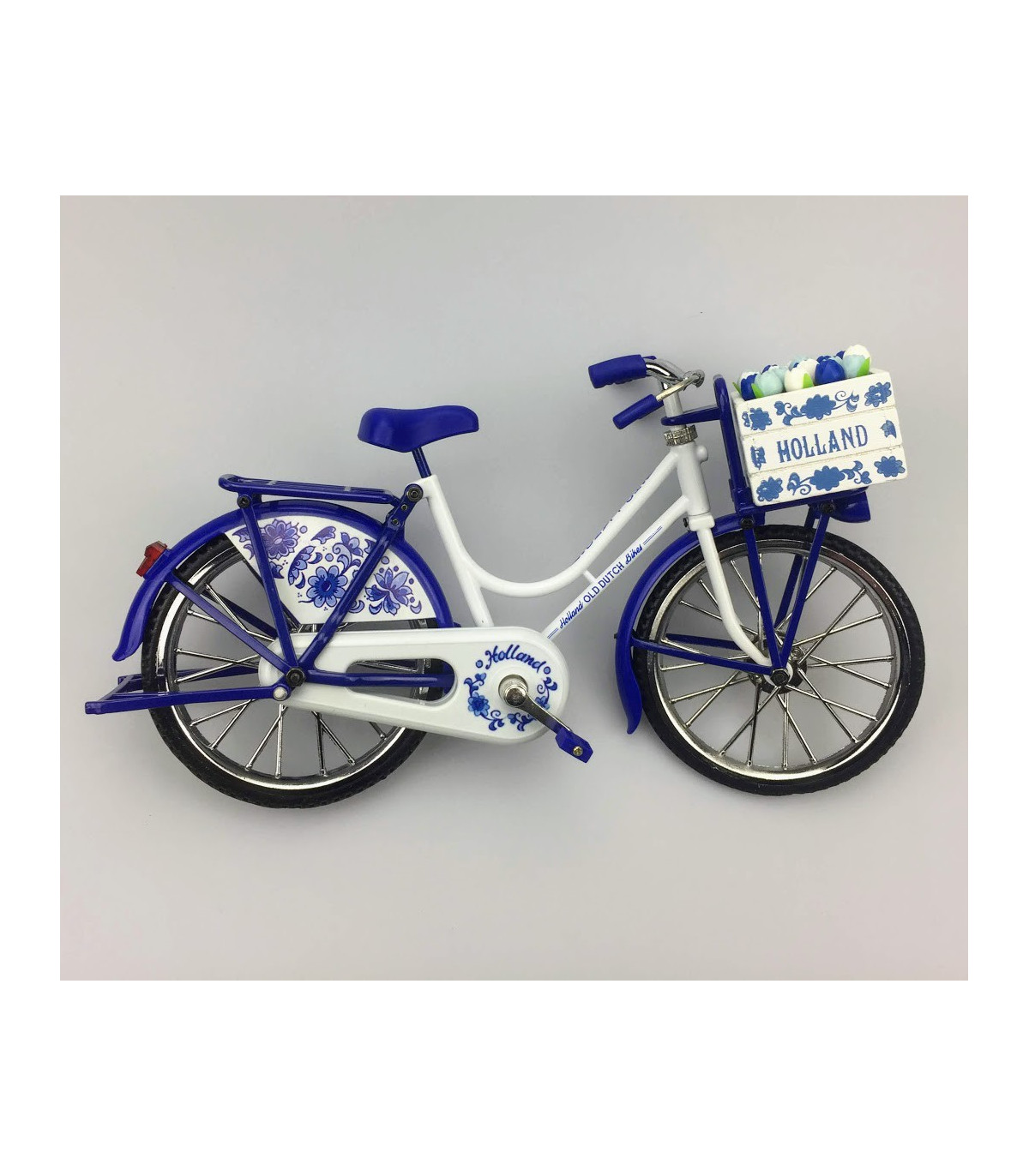 Miniatuur fiets delftsblauw 23 x 13 cm | Schaal 1:8